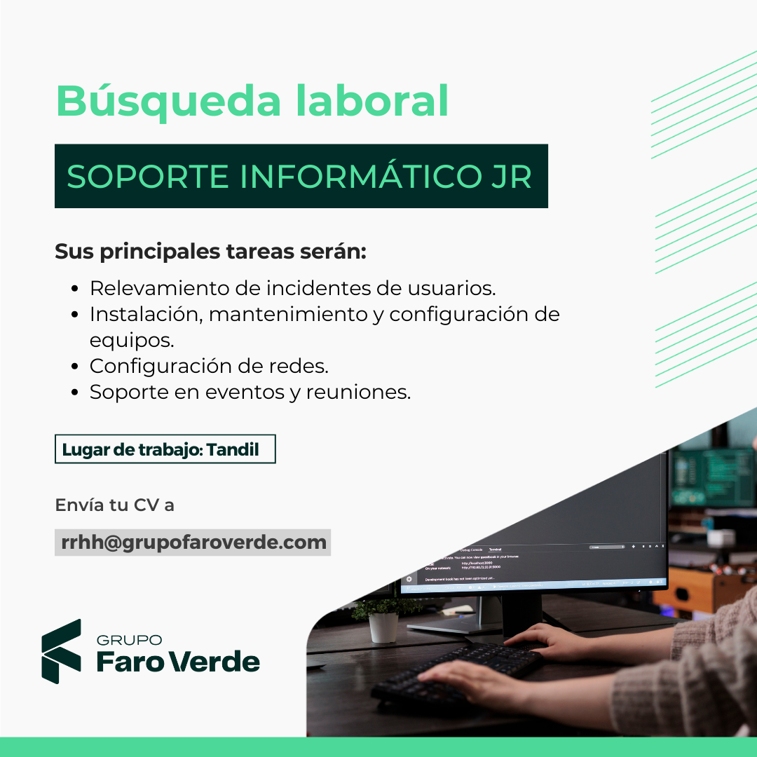 ¡Oportunidades de Empleo en Grupo Faro Verde!
